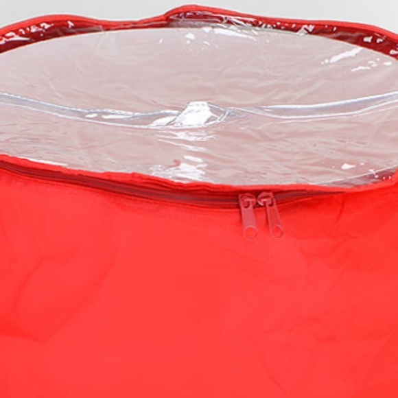Accessories | Red Round Hat Storage Travel Bag | Poshmark